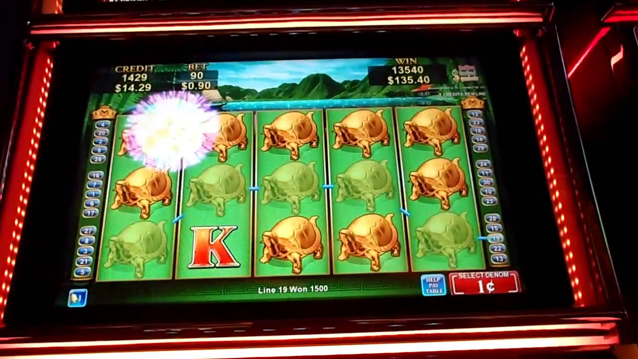 Great Turtle Hit China Shore Slot Machine - YouTube