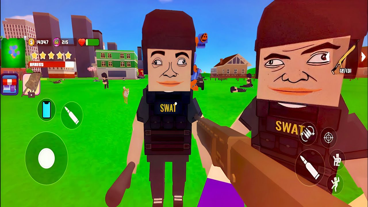 Gangs Wars Pixel Shooter RP New Update Gameplay Walkthrough - ( iOS ...