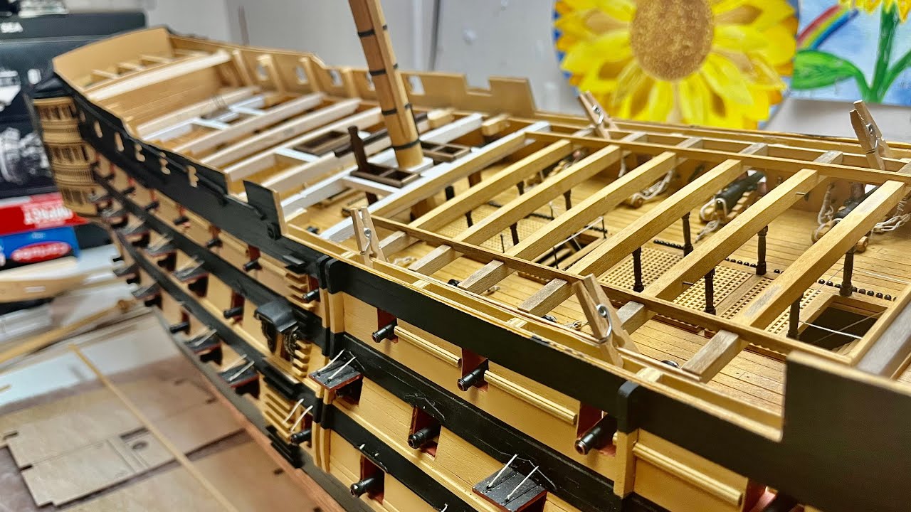 The Most Difficult Model Ship To Ever Build - 1:72 HMS VICTORY #04 ...