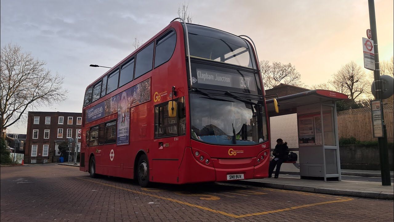 FRV: Route 337 | Richmond - Clapham Junction | E161 (SN11 BUV) - YouTube