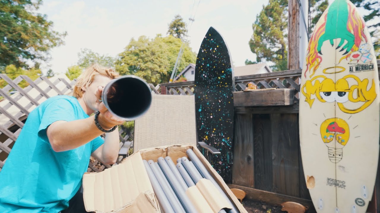 Building a surfboard SHAPING bay for under $200 - YouTube
