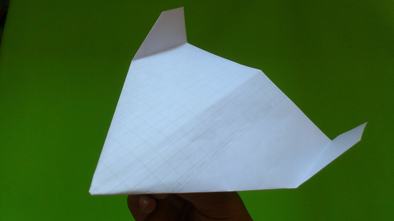Cara Membuat Origami Pesawat Trident | Origami Pesawat - YouTube
