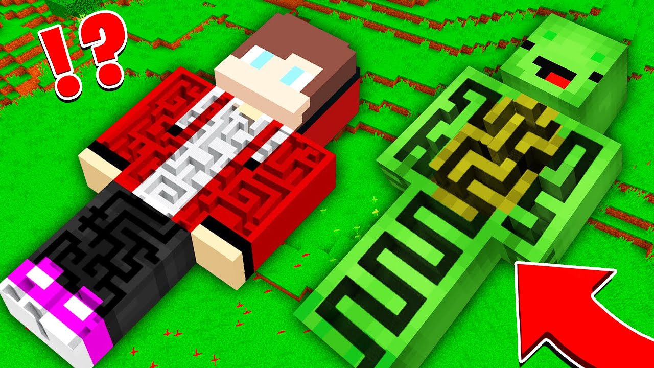 What Inside This Mikey and JJ Maze ? JJ Saved Mikey in Minecraft Challenge - Maizen - YouTube
