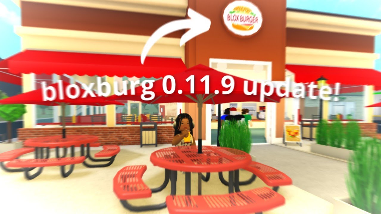 *NEW* BLOXBURG BLOX BURGER UPDATE 0.11.9 | Roblox - YouTube