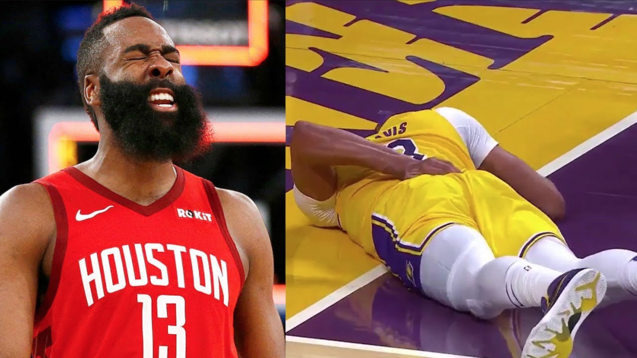 NBA "Scary Fall" MOMENTS - YouTube