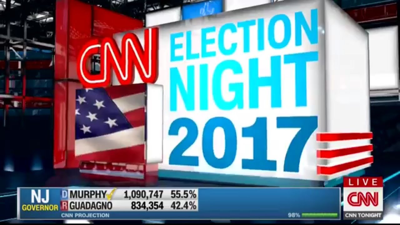 CNN's 2017 Election Night Coverage - 12am to 3am [No Commercials] - YouTube