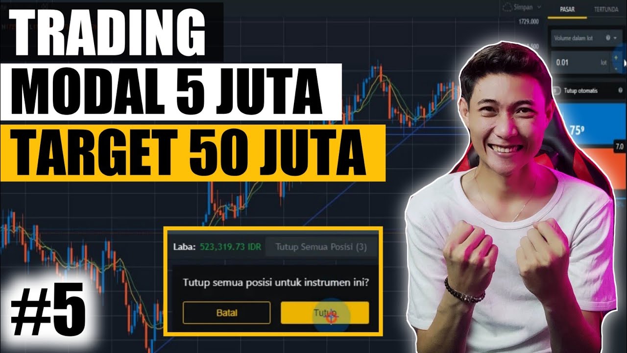 LANJUT TRADING KEJAR TARGET 50 JUTA (#5) - YouTube