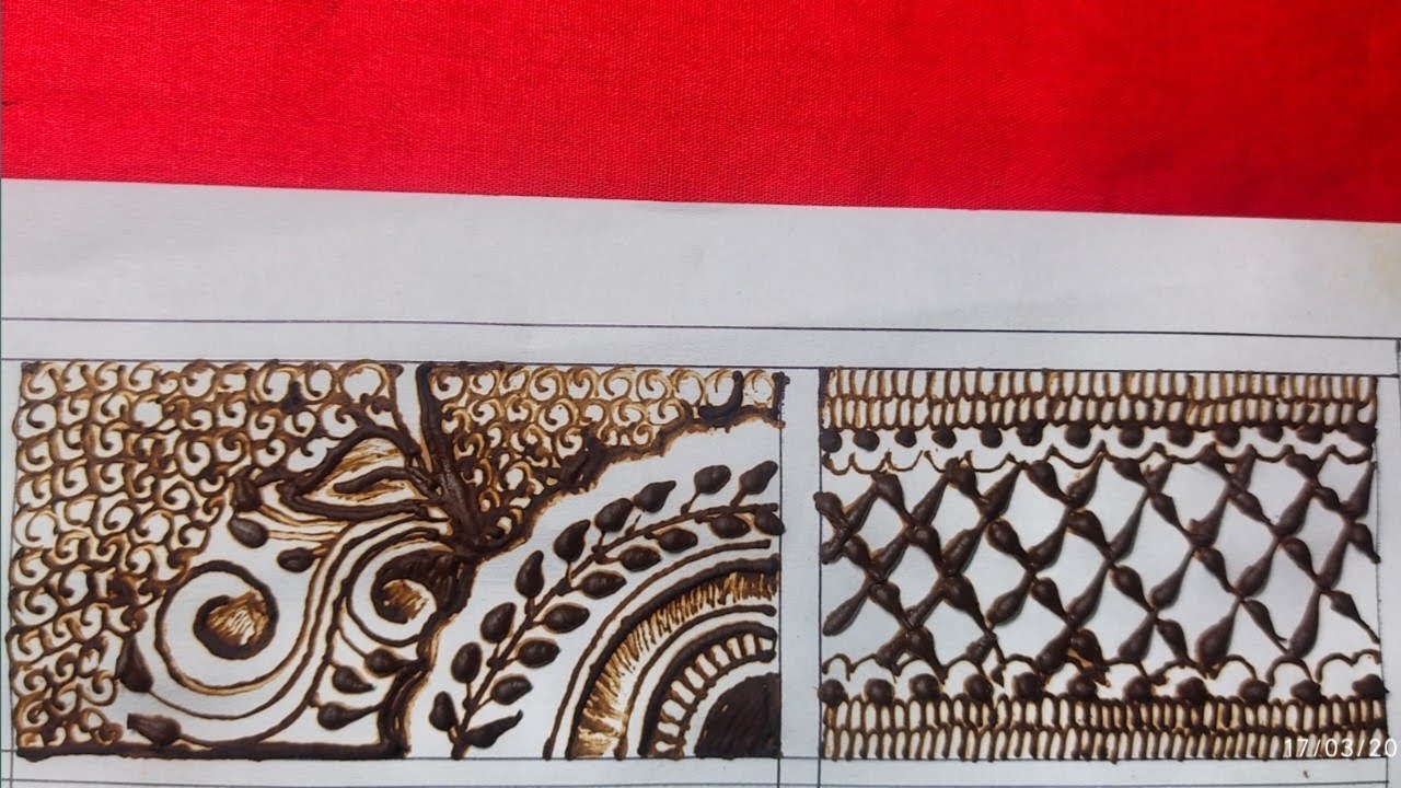 Basic Mehndi Class Day 45 || Bridal Mehndi Borders || Easy Mehndi ...