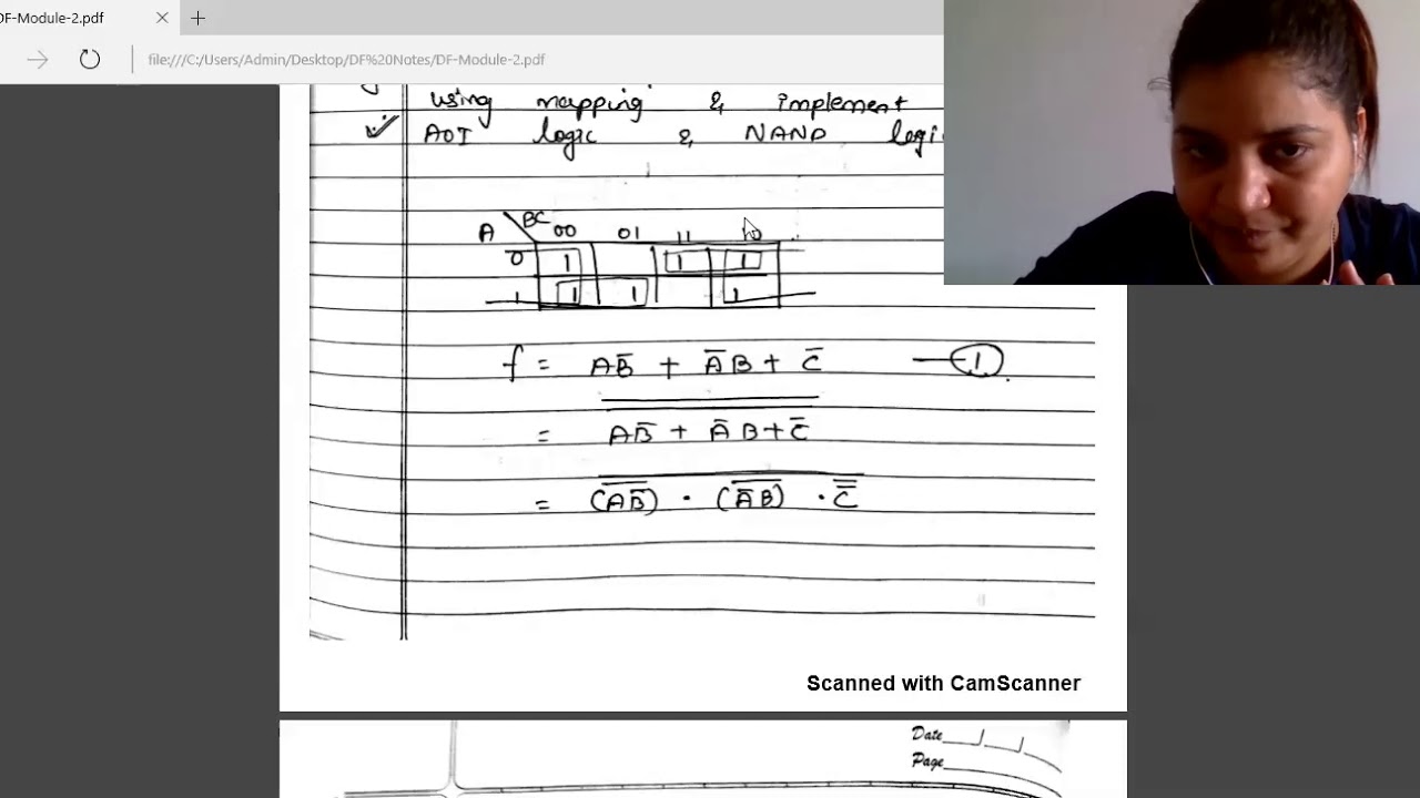Df Lecture 15 Three Variable K Map Youtube 2794