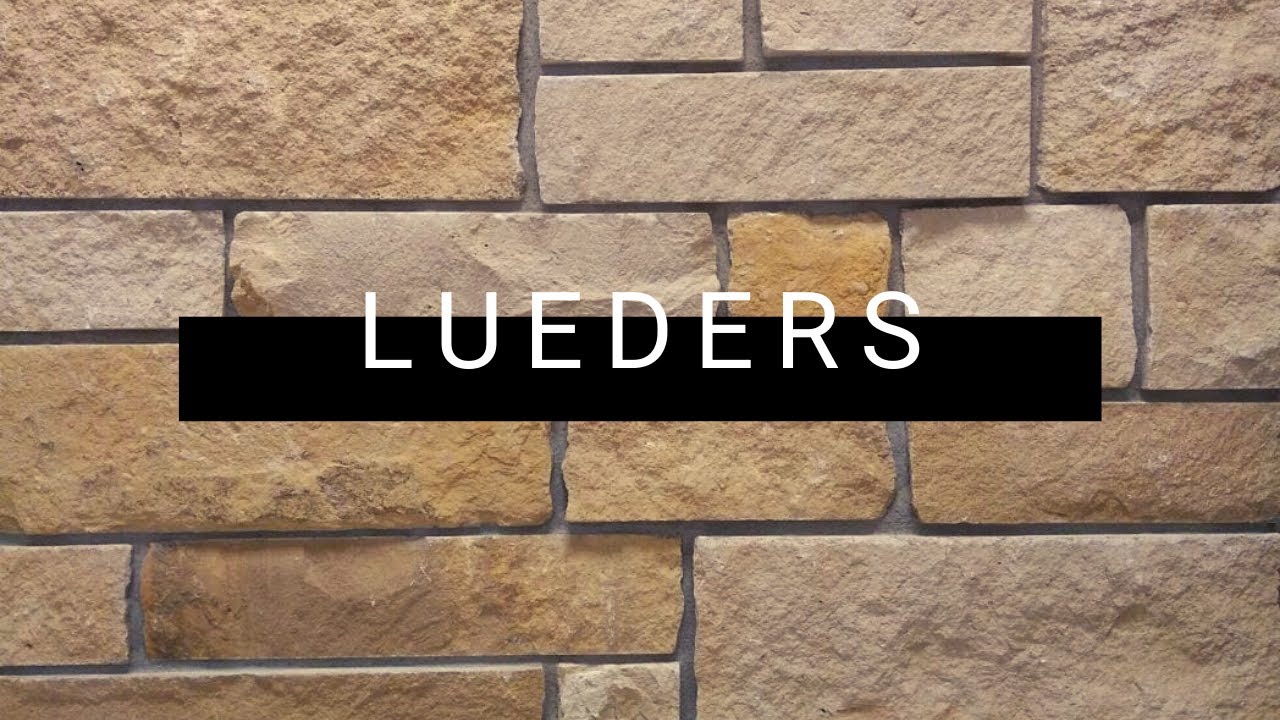 Lueders Natural Stone Veneer - YouTube