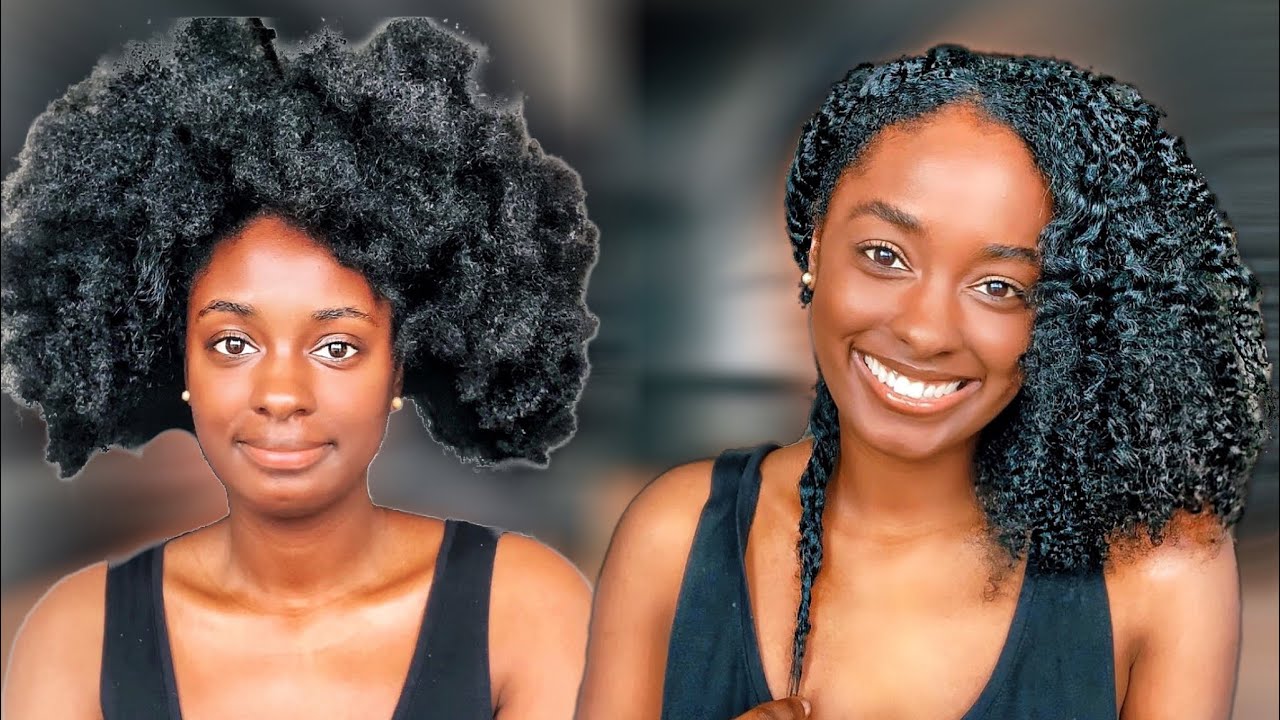 STRETCHED Flat Twist Out on 4A/4B Hair ft. AFRICAN PRIDE - YouTube