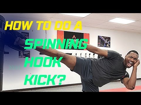 How to do a spinning hook kick? - YouTube
