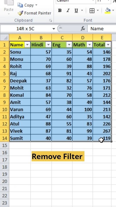 How to use Filter formula in excel | Filter formula in excel #excel #shorts - YouTube