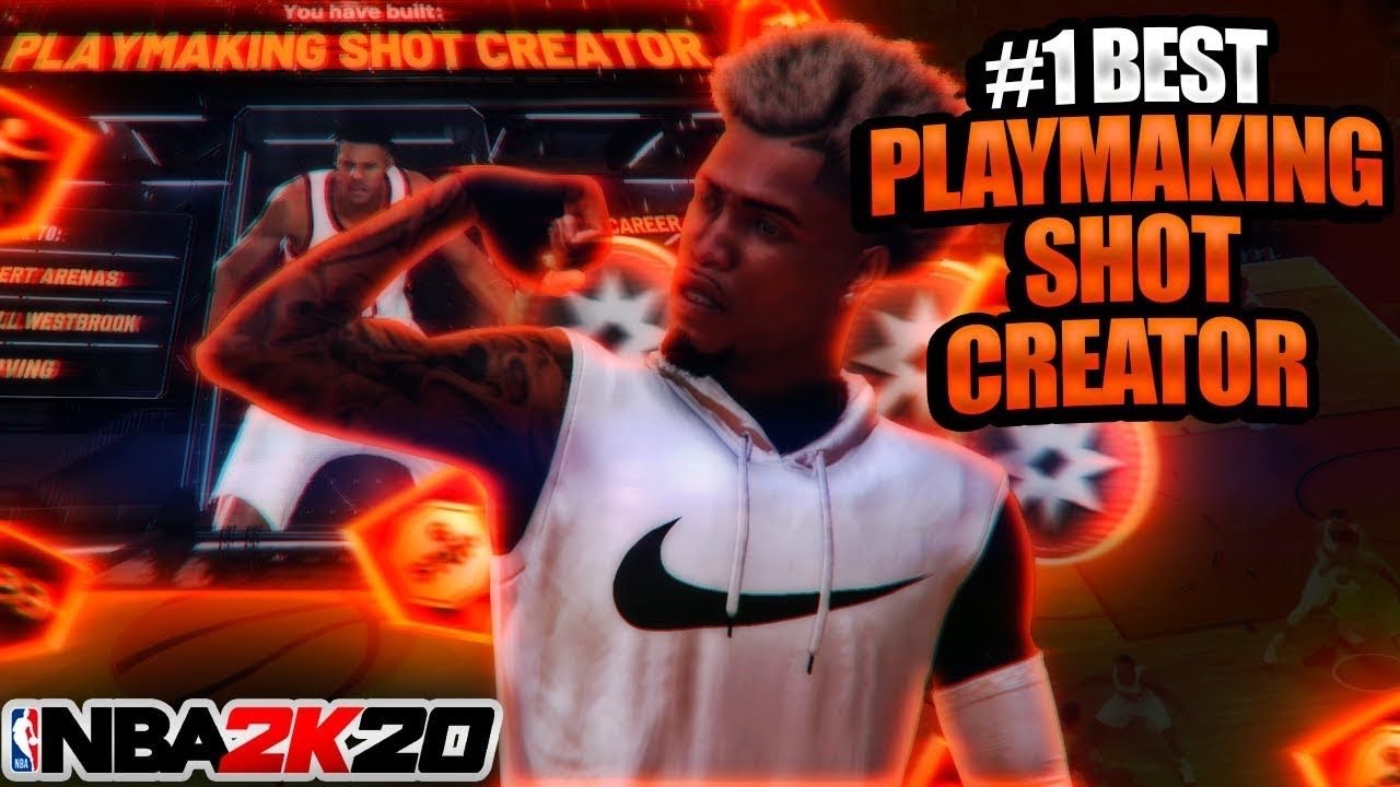 Nba 2k20 BEST PLAYMAKING SHOT CREATOR BUILD !! - YouTube