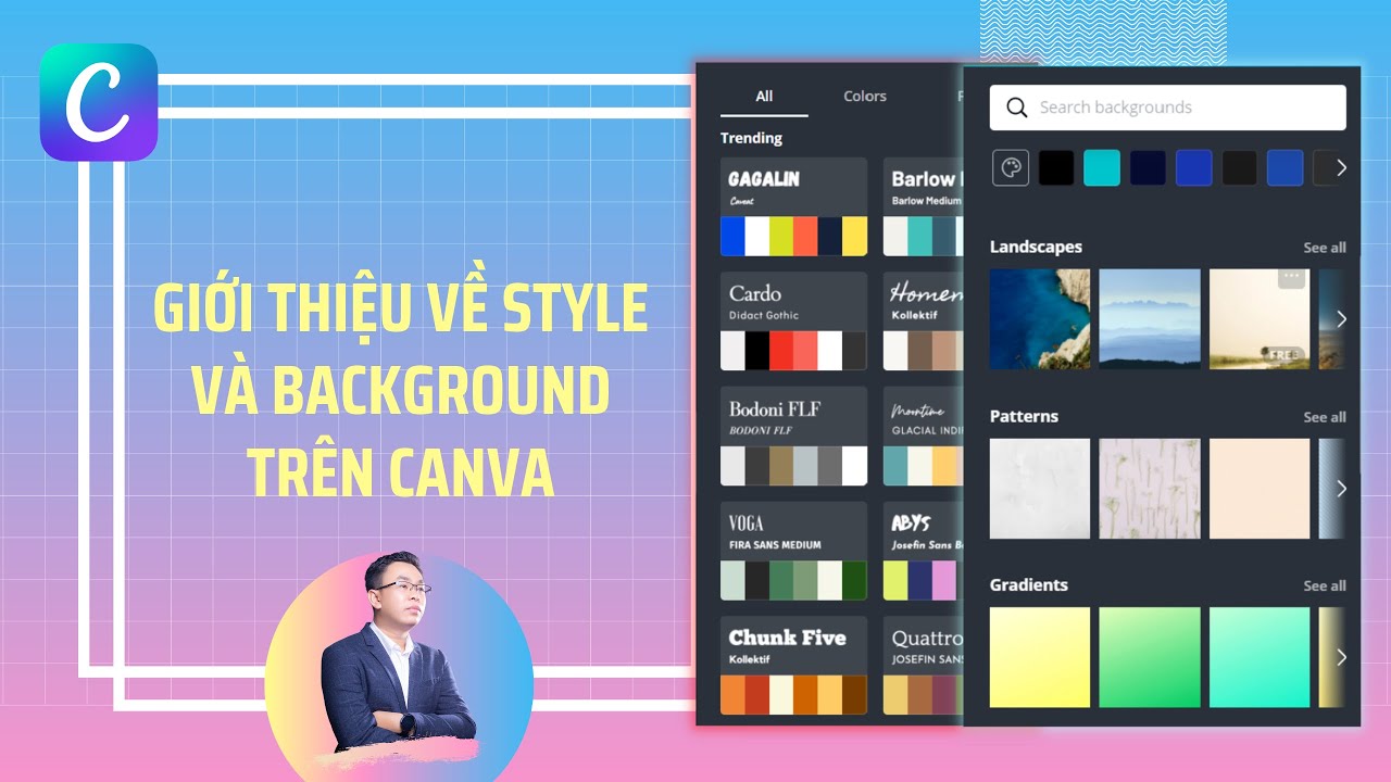 Giới thiệu về Style và Background trên Canva - YouTube