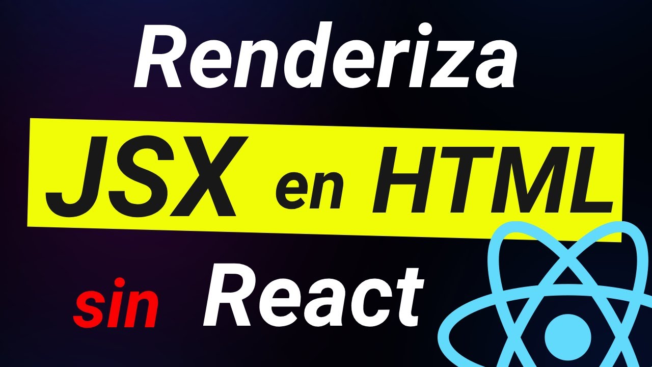 Cómo funcionan los ficheros JSX de REACT (probando DENO) - YouTube