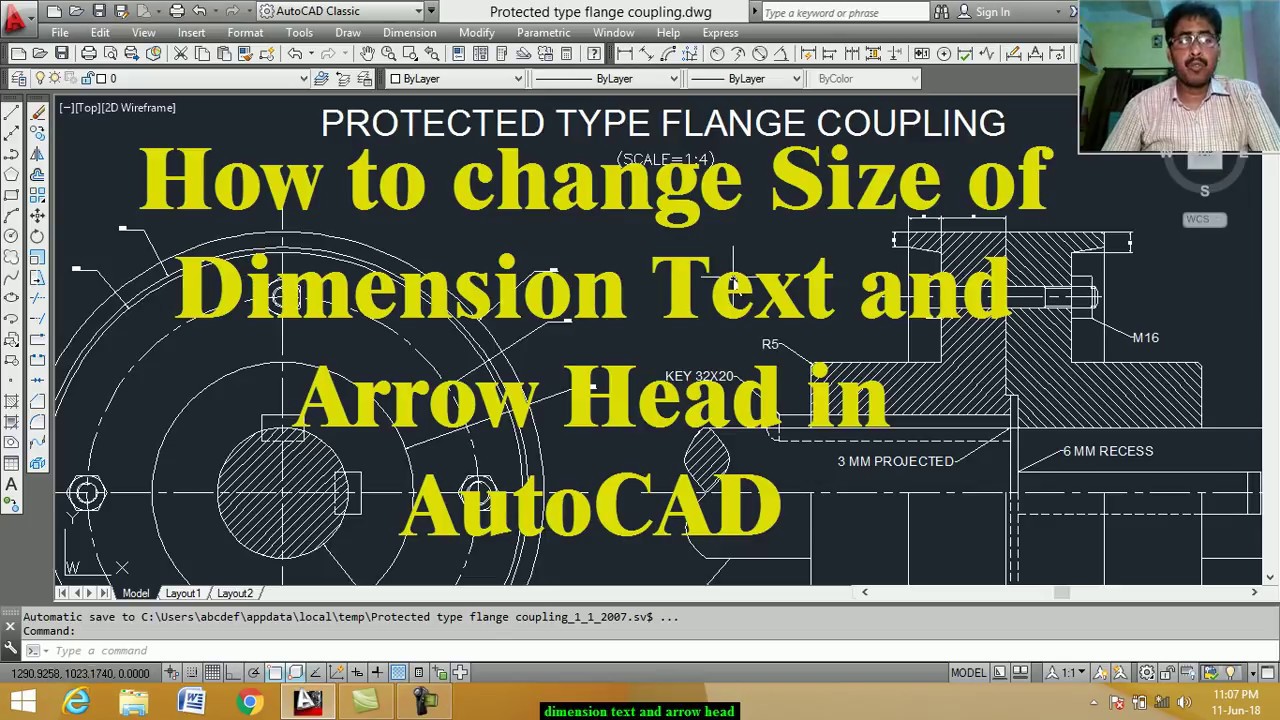 AutoCAD How To Change Size Of Dimension Text And Arrow Head YouTube autocad-how-to-change-size-of-dimension-text-and-arrow-head-youtube
