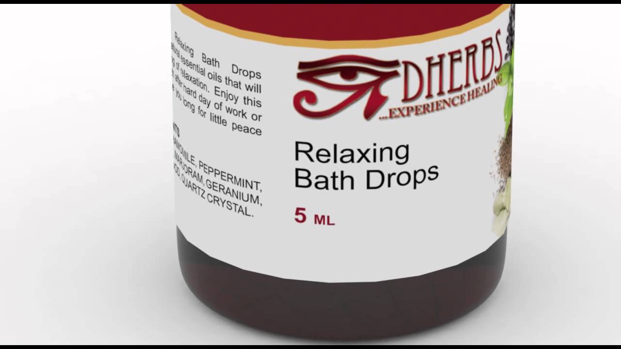 DHERBS Relaxing Bath Drops - YouTube