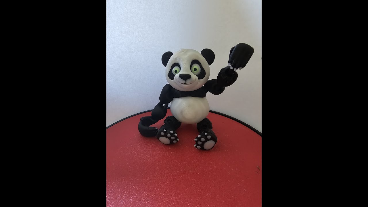 Multi Colored Panda Bear - YouTube