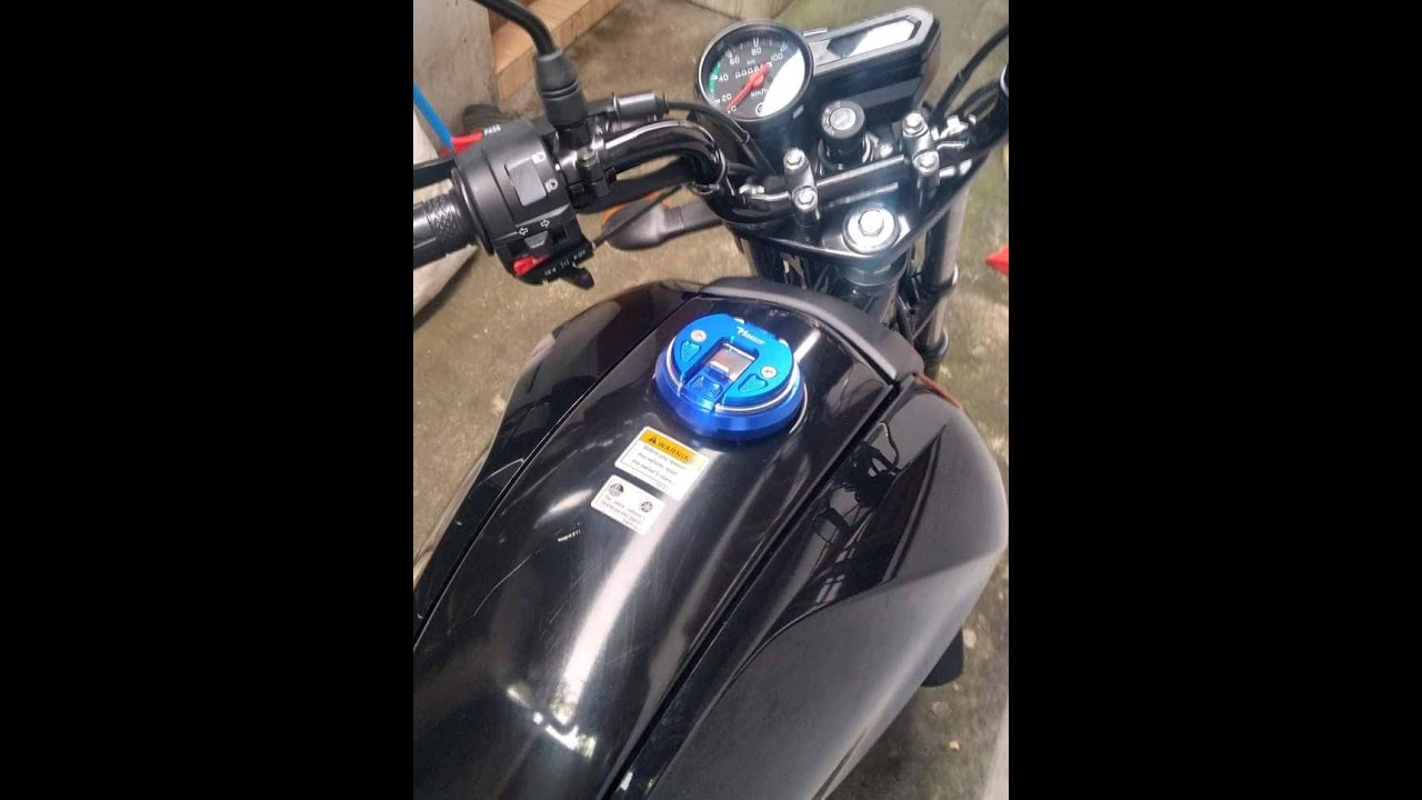 paano maglagay ng tank cap cover sa yamaha ytx 125 para iwas pasok ng ...