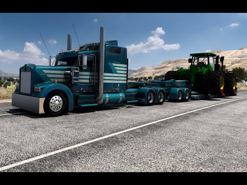 American Truck Simulator Jon Ruda KW CAT C15 Highway Killer Heavy Haul ...