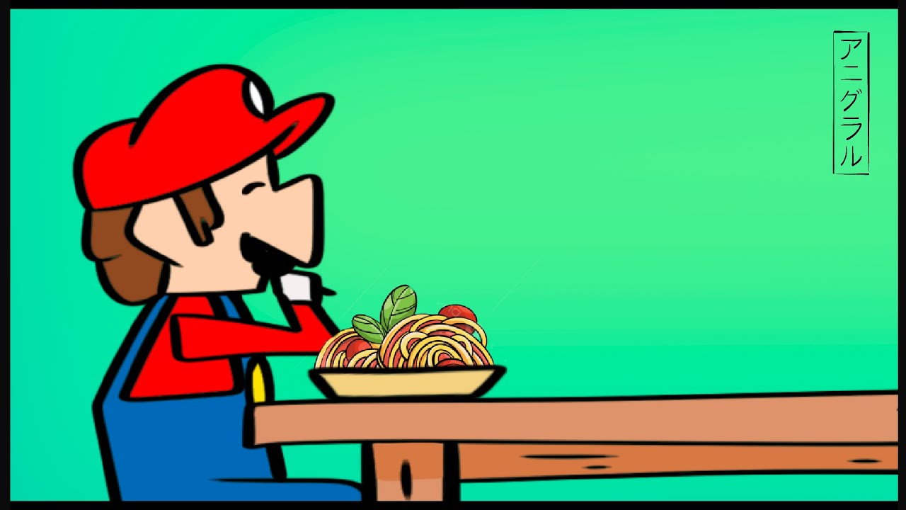How do Mario's monsters eat ? (2D Animation) - YouTube