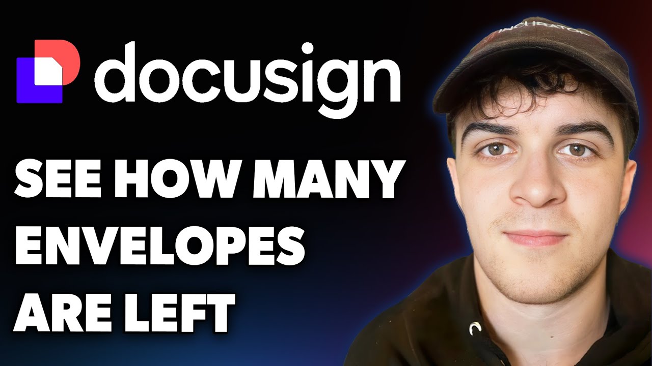 How to See How Many Envelopes Are Left in Docusign (view Envelope ...