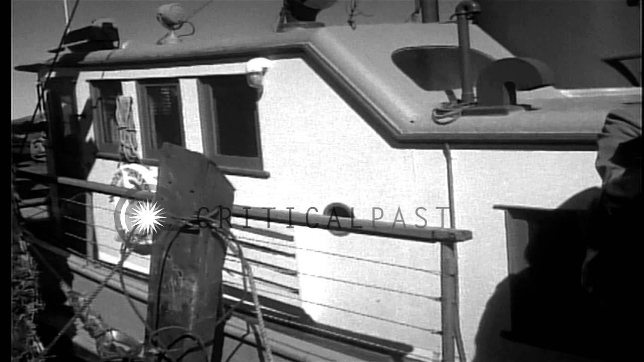 Official visitors travel aboard the boat, "Warden Johnston" to Alcatraz ...