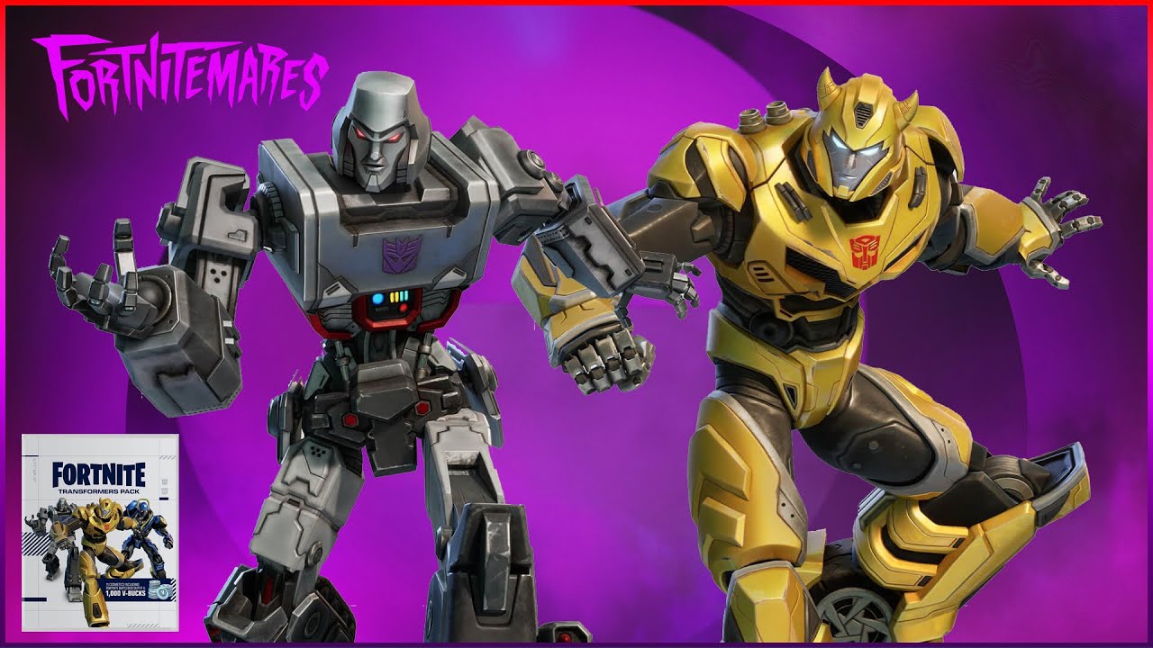 Fortnite x Transformers - Megatron and Bumblebee Gameplay LIVE! - YouTube