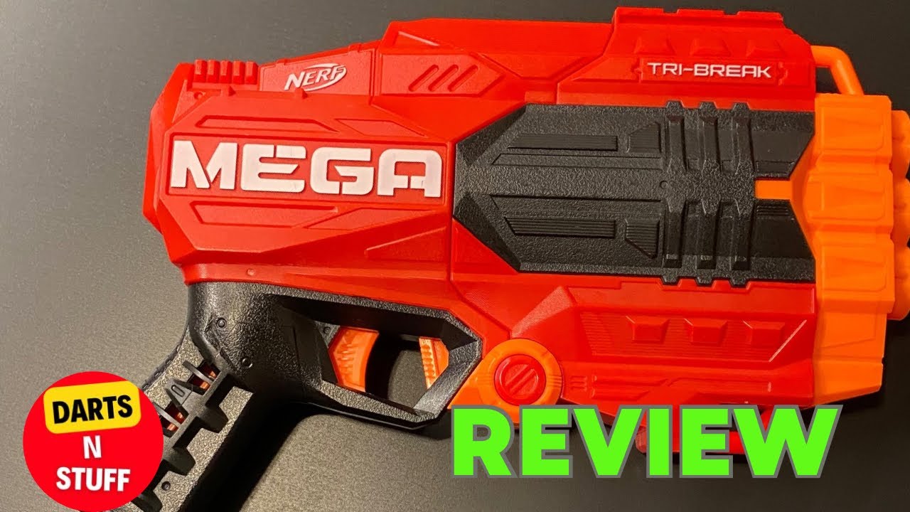 (Review) Nerf Mega Tri-Break blaster - YouTube