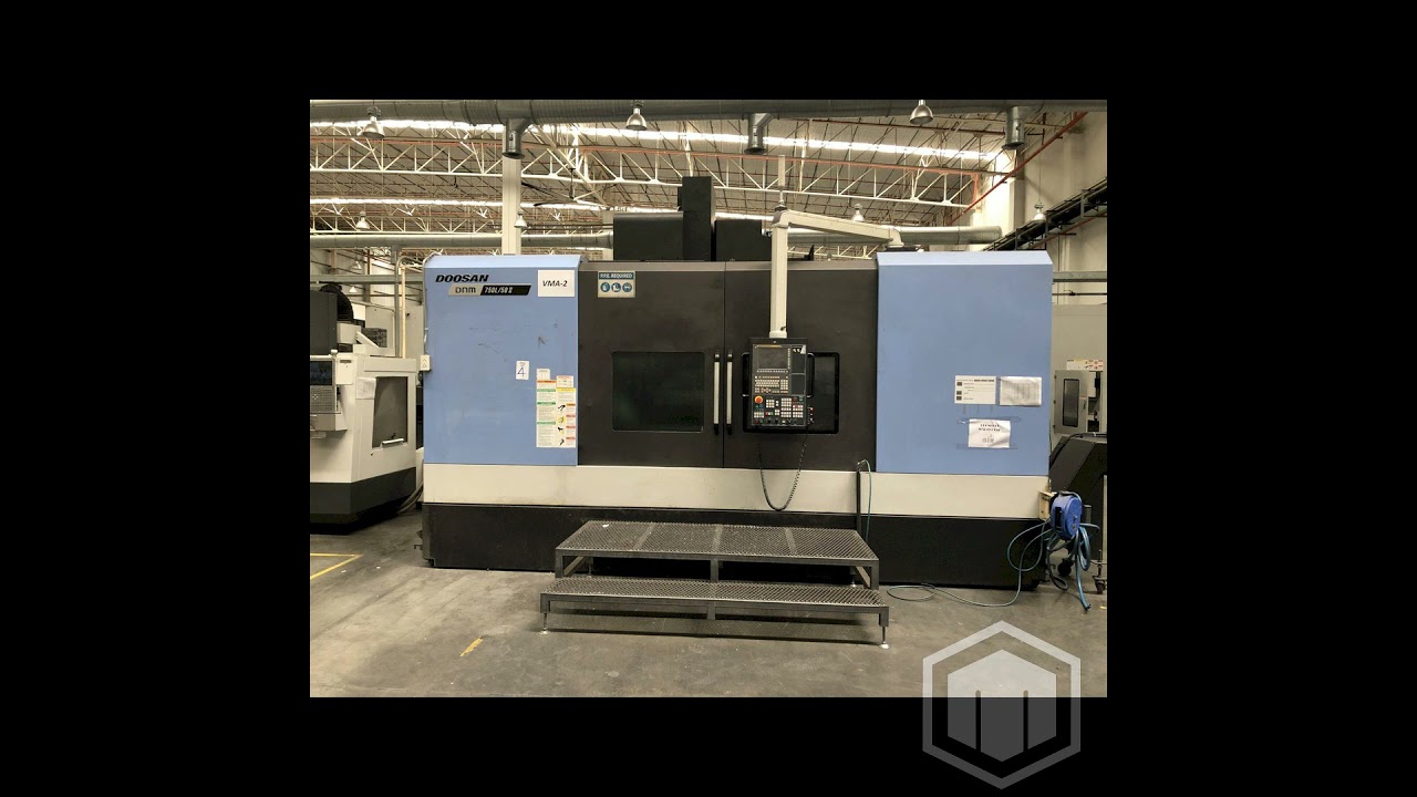 Doosan DNM-750L/50 II CNC Vertical Machining Center - YouTube