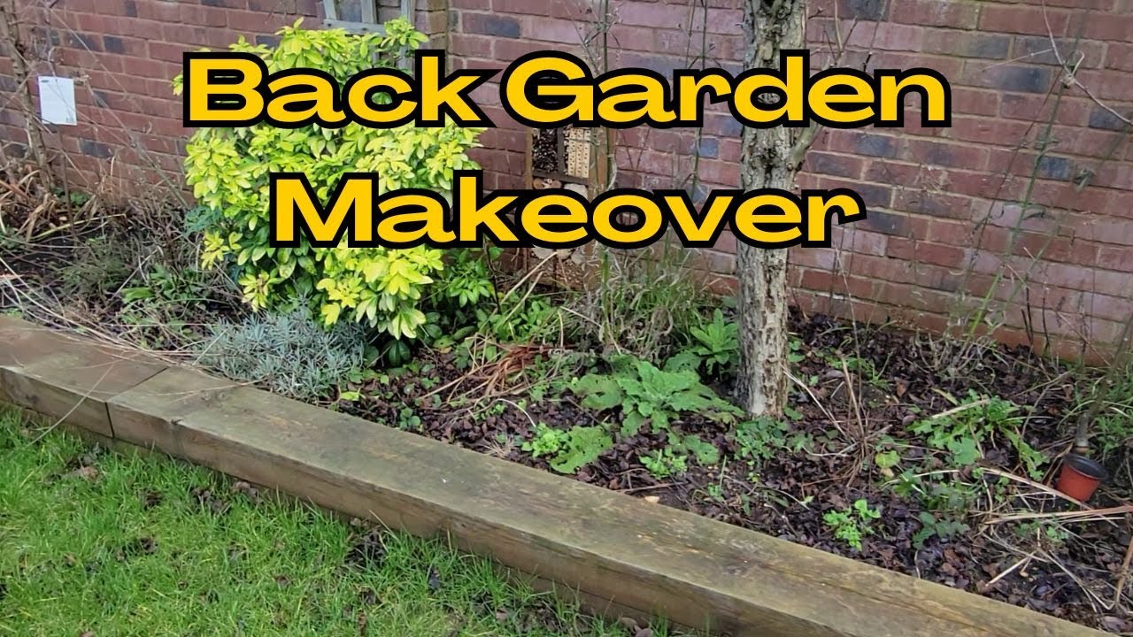 Back Yard Makeover | Transforming my WINTER garden ready for SPRING ...