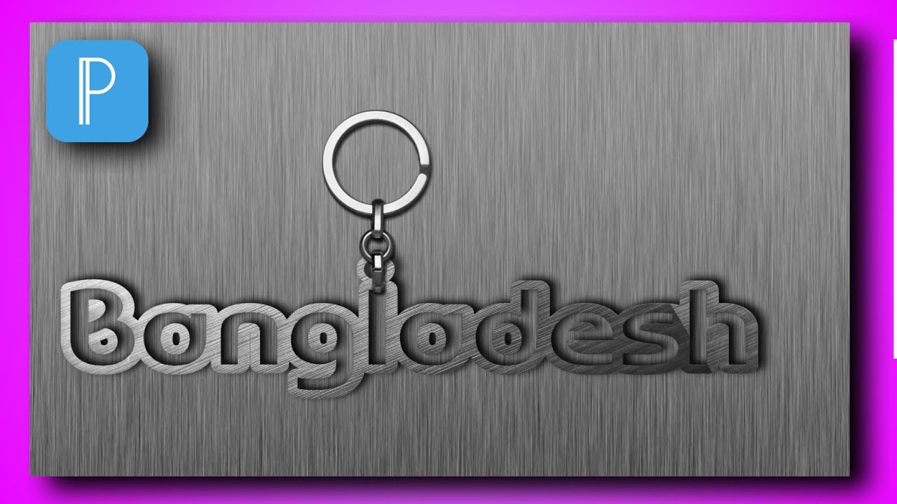 key chain logo design | logo making tutorial | - YouTube