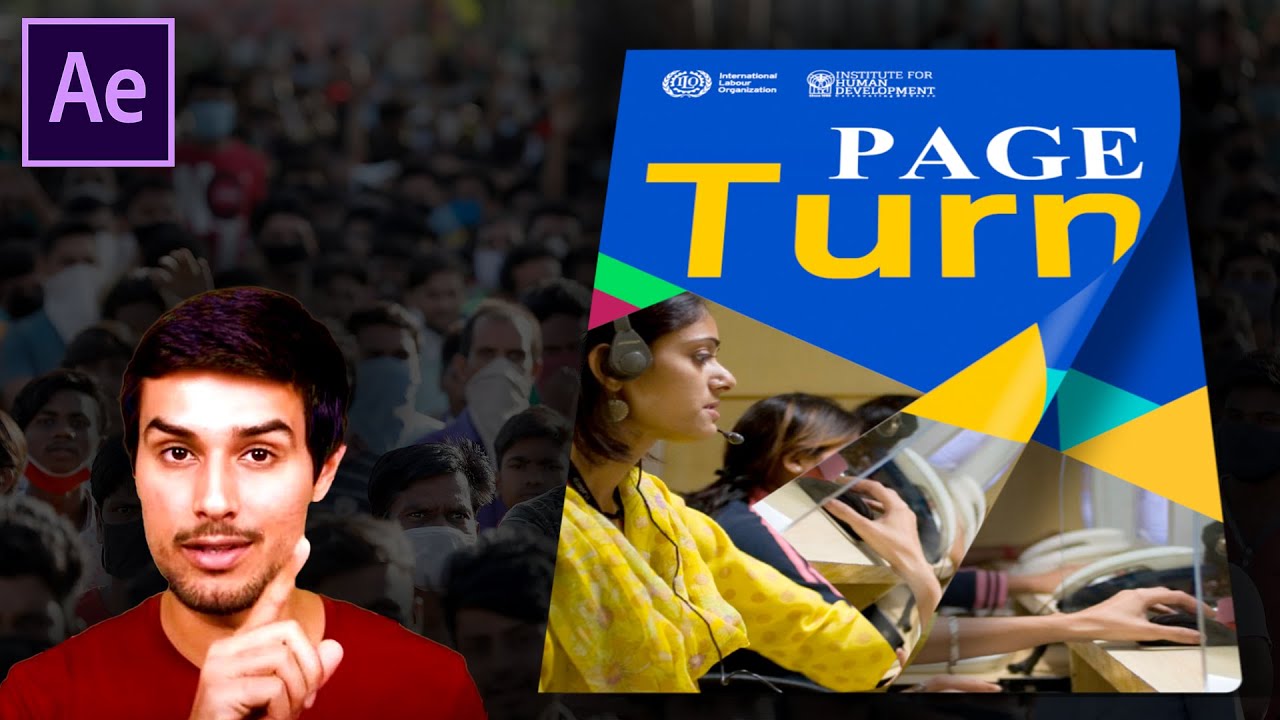 Page Turn In After Effects Like @dhruvrathee: Page Turn Animation in ...