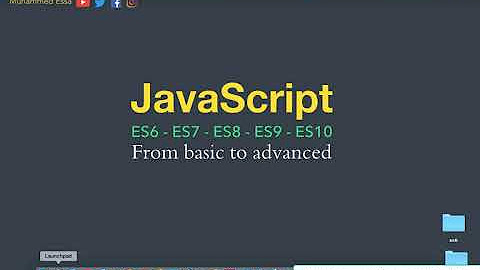 JavaScript | ES6 , ES7 , ES8 , ES9 , ES10 دورة - YouTube