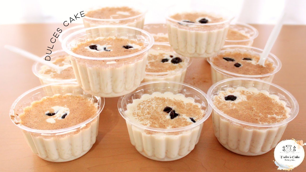 Delicioso postre de ARROZ CON LECHE para venta !!! /DULCES CAKE - YouTube
