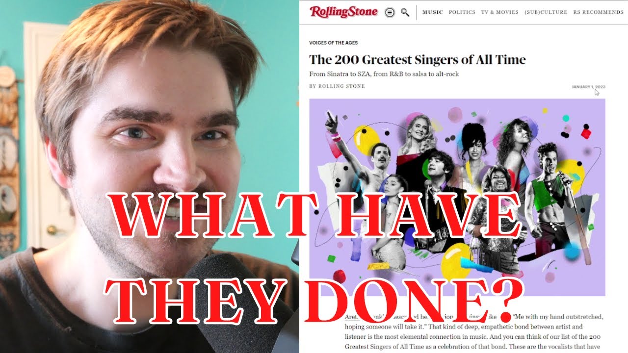 The RollingStone 200 Greatest Singers List is Weird... - YouTube