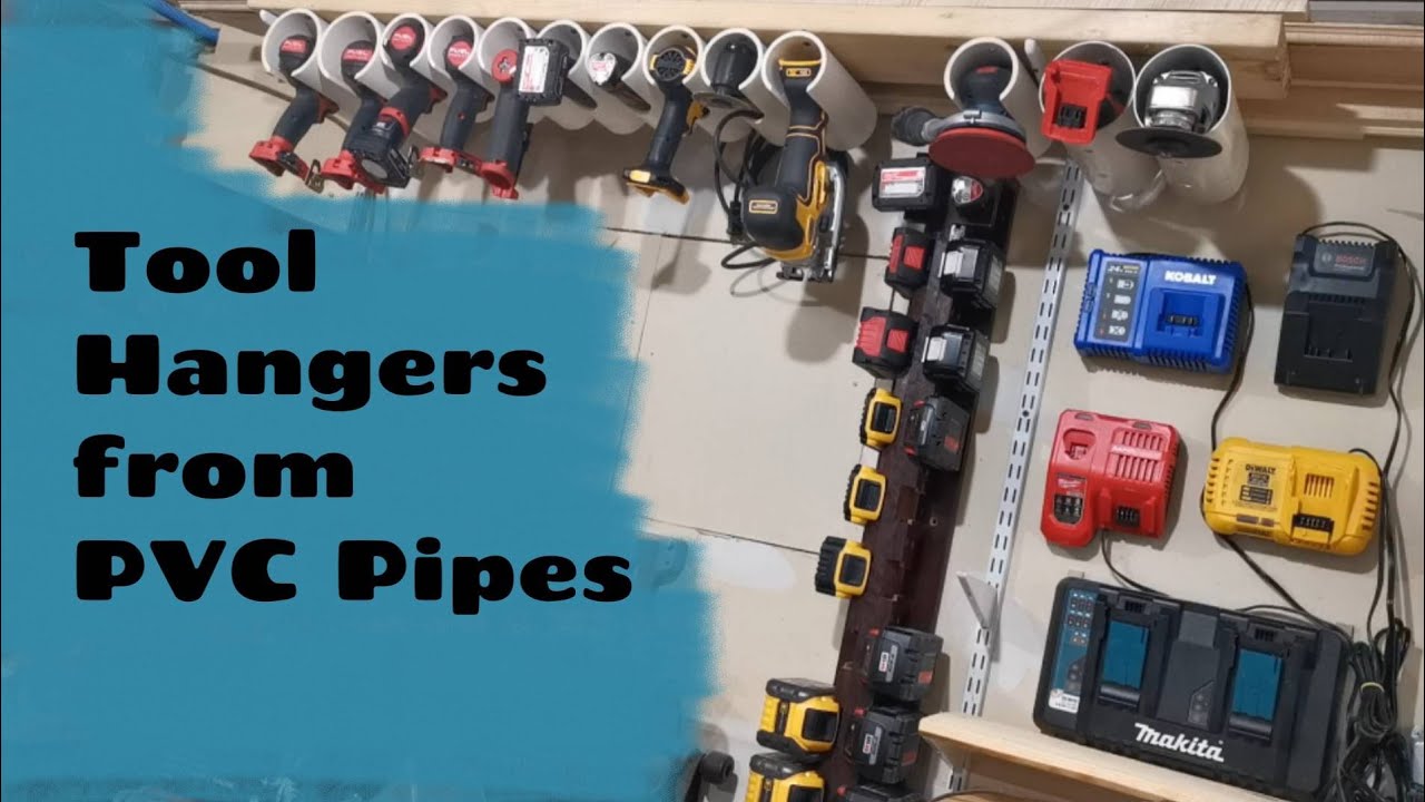 Simpleng Power Tools Organizer Gamit Ang PVC Pipes | 1-Day DIY - YouTube