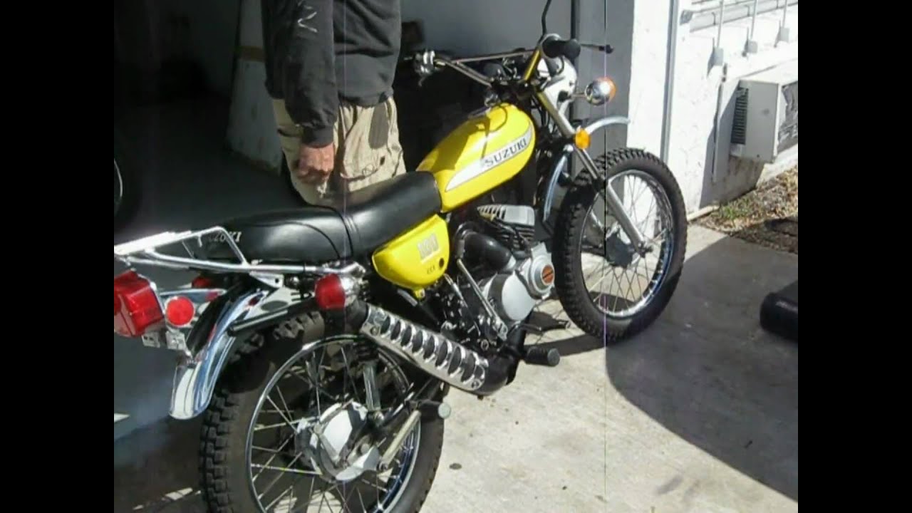 1975 Suzuki TC100 TC 100 TC1 - YouTube