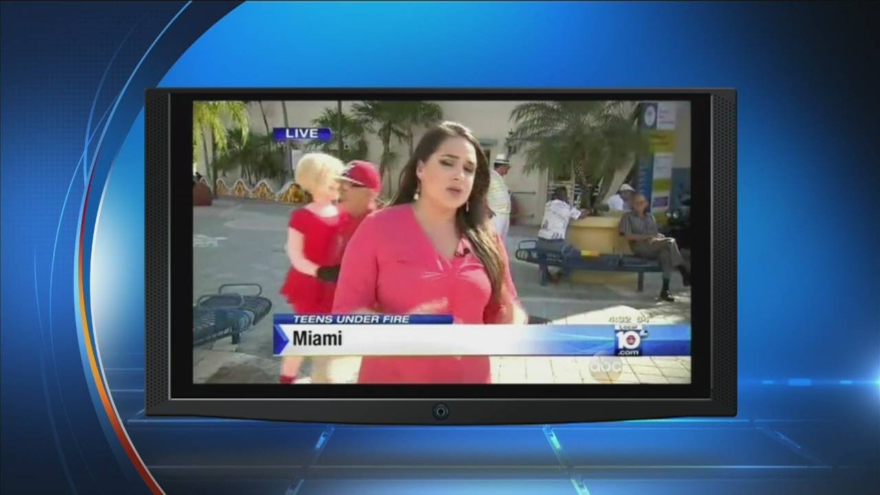 Local 10's Liane Morejon appears on Jimmy Kimmel Live! - YouTube