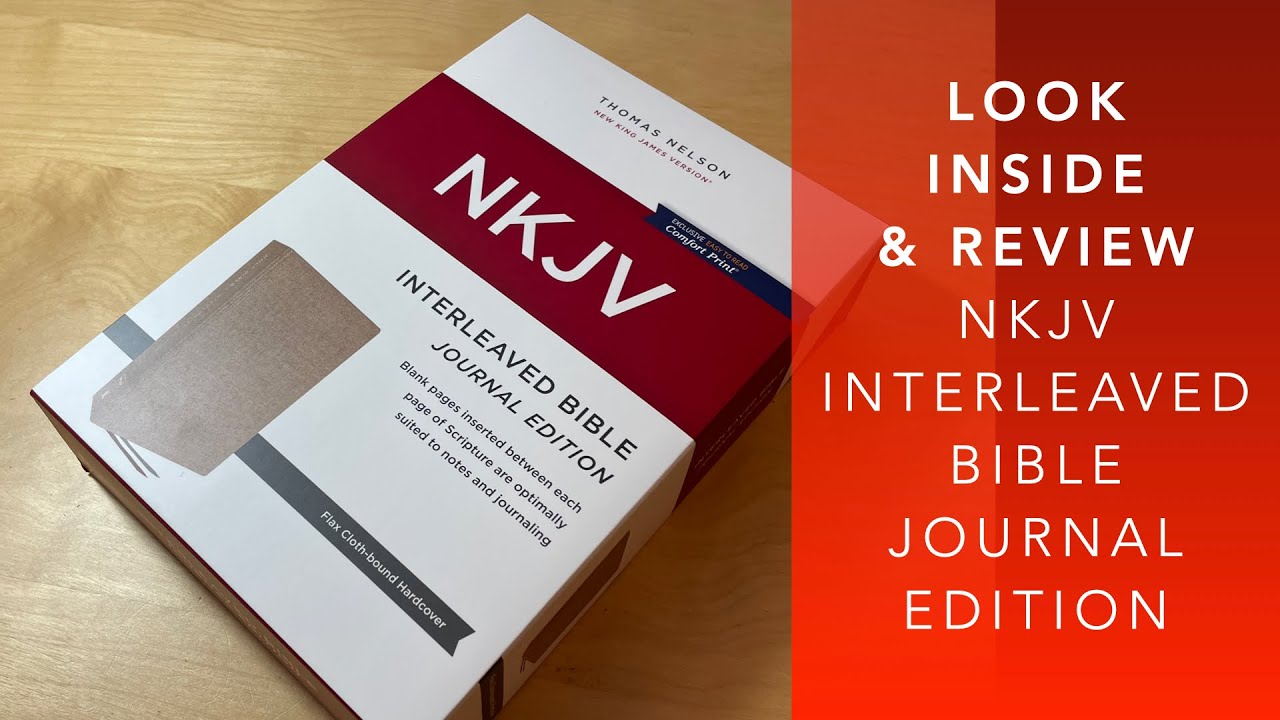 REVIEW: NKJV Interleaved Bible Journal Edition - YouTube