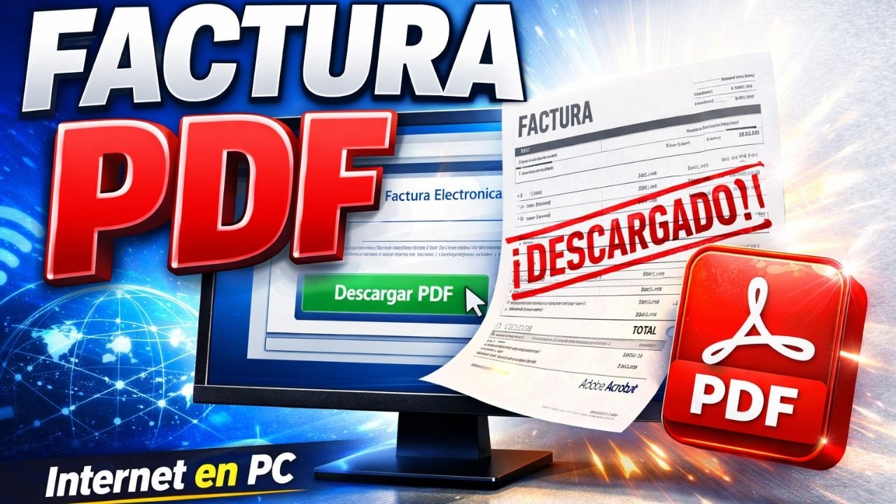 ️ Cómo Descargar Factura Electrónica de Internet en el PC y Guardarla ...