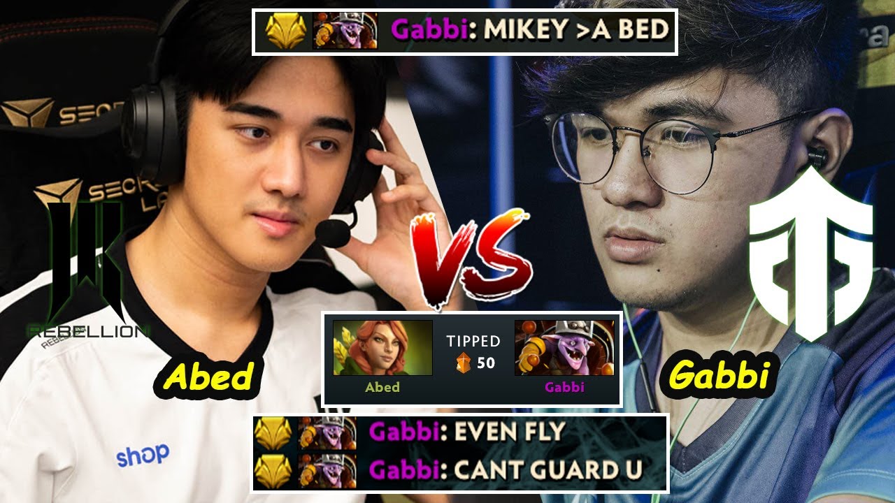 Gabbi vs Abed - Entity Shopify Rebellion Nigma Stacked in Ranked Dota 2 pro Gameplay - YouTube