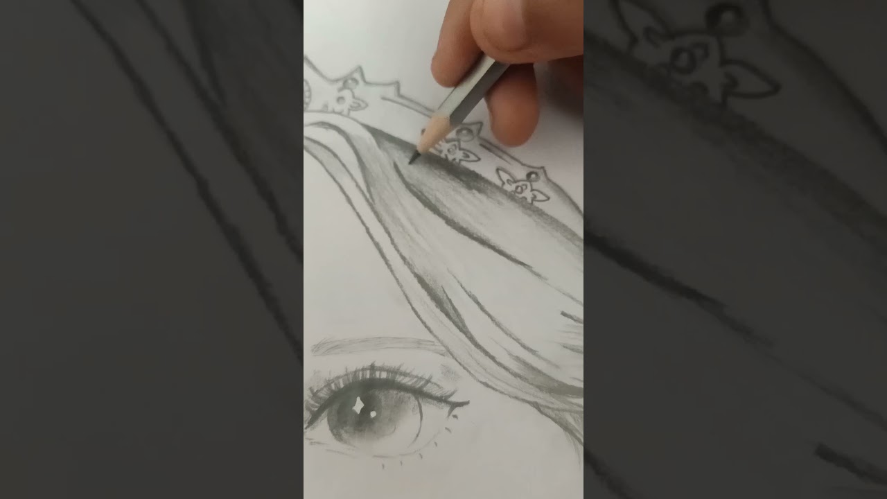 anime goddess drawing by Mr Art - YouTube