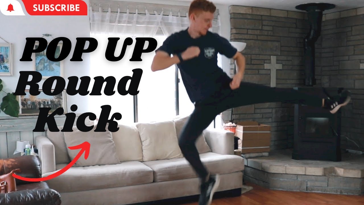 Pop Up Round Kick | Karate Tutorial - YouTube