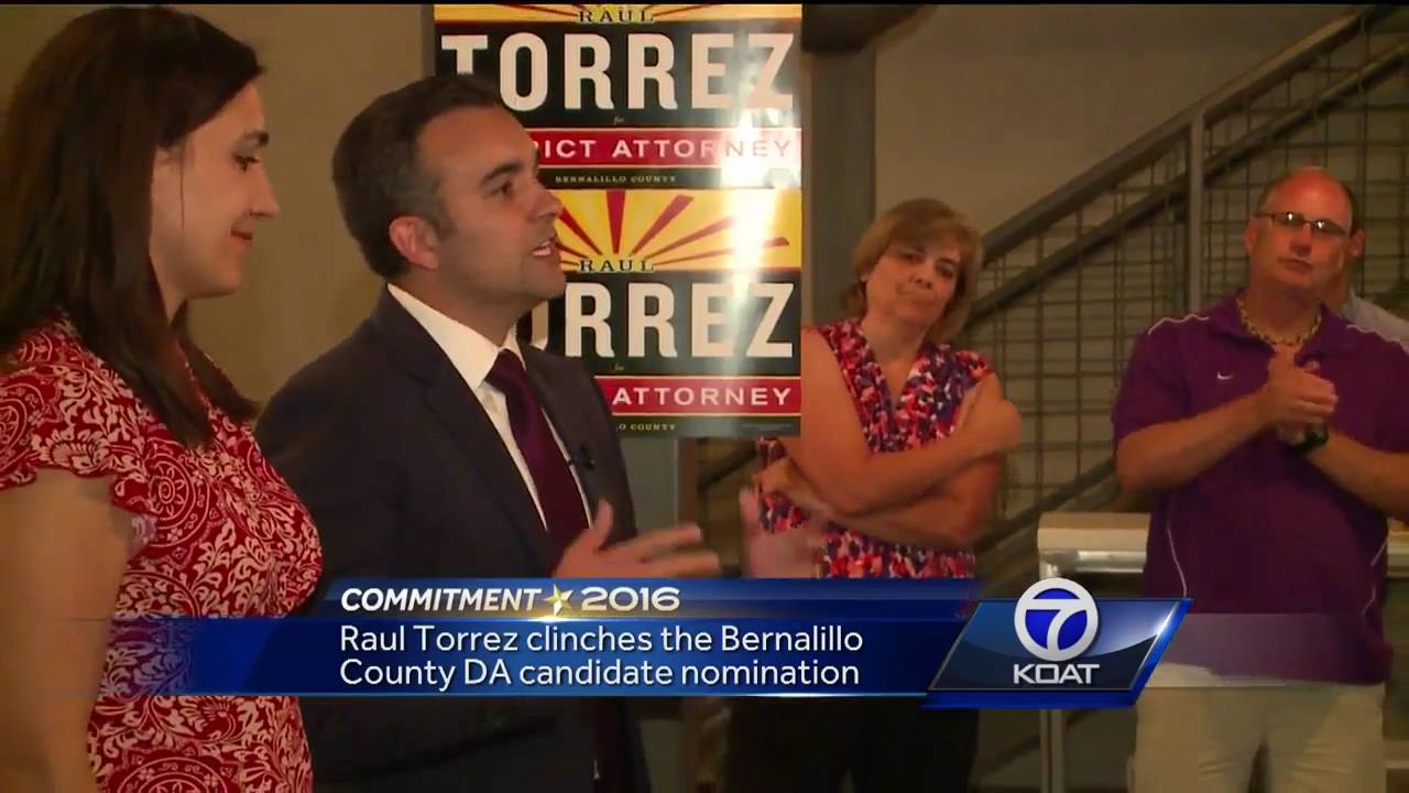 Raul Torrez Wins DA nomination - YouTube
