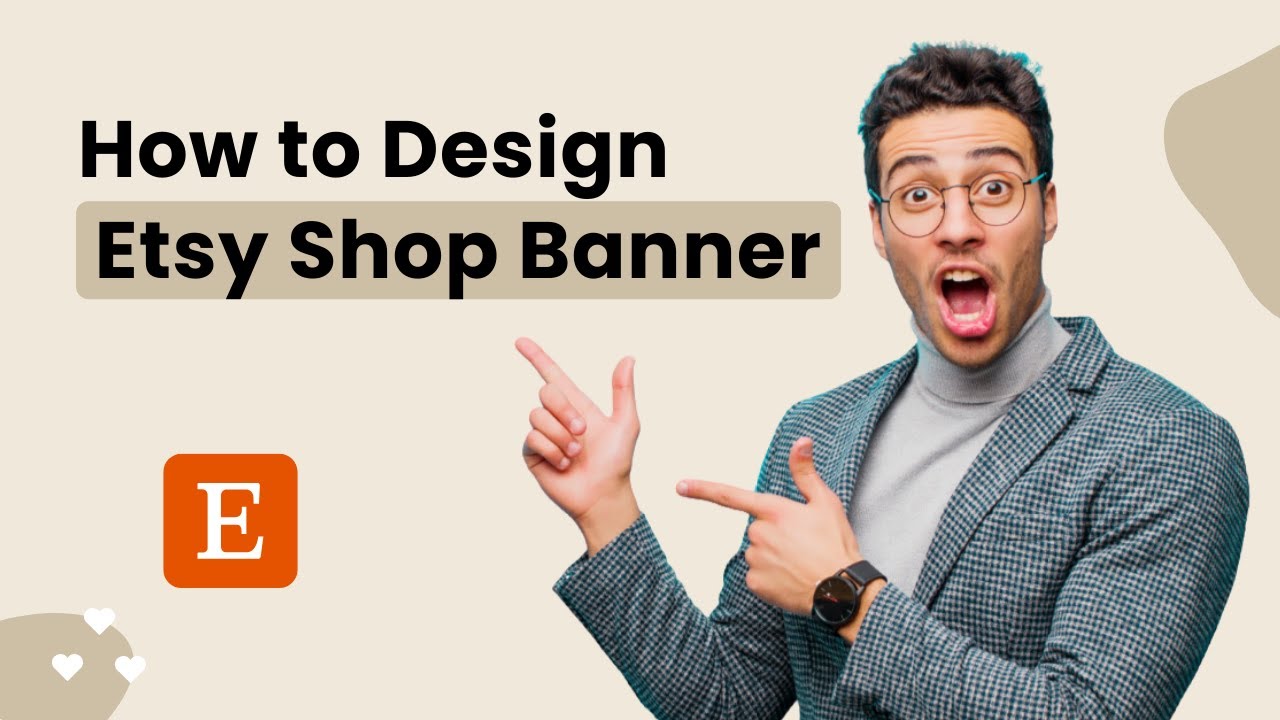 How to Design an Etsy Shop Banner - YouTube