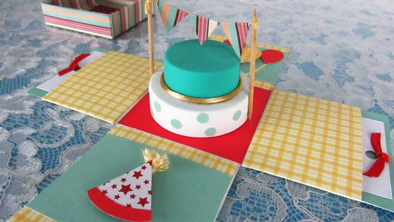 DIY - Birthday surprise box - YouTube