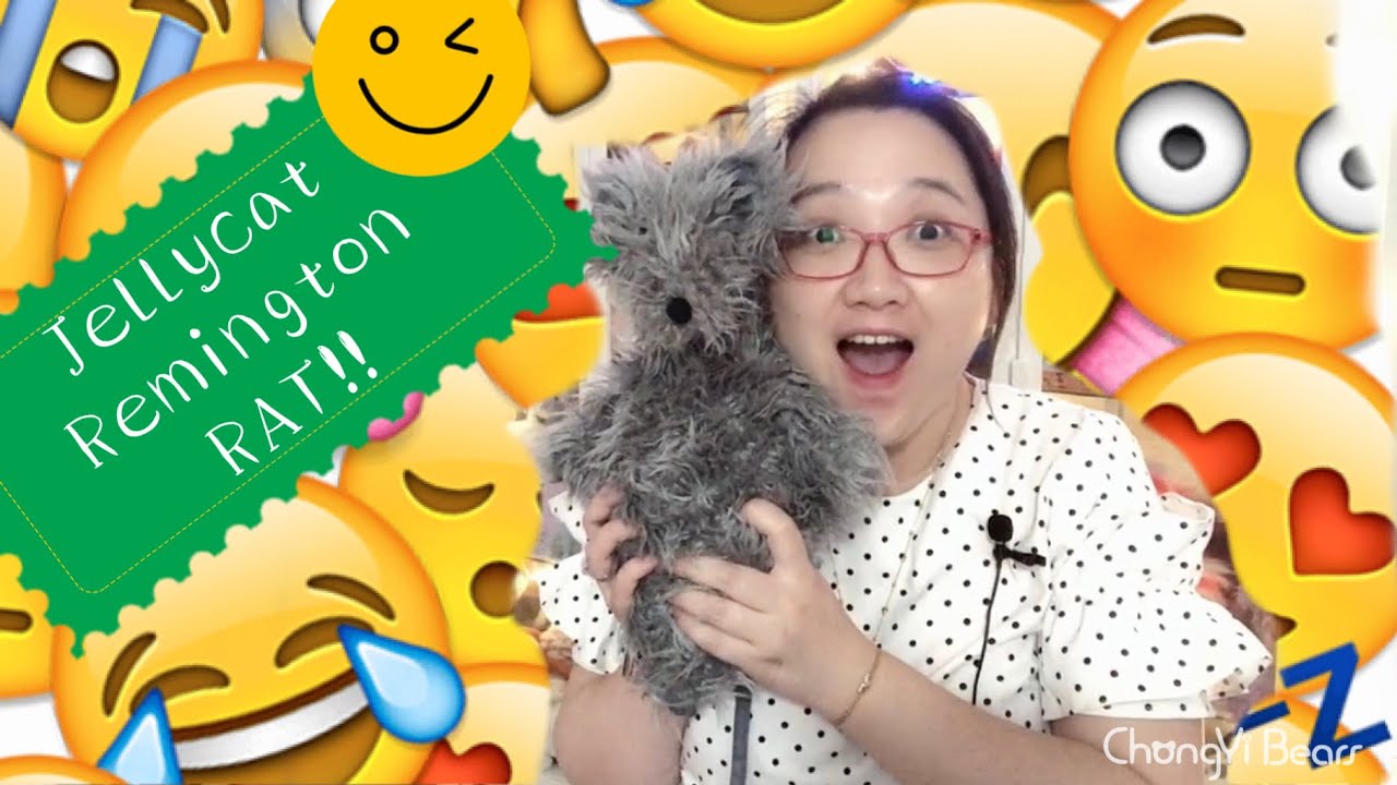 Jellycat Remington Rat stuffed rat plush toy - YouTube