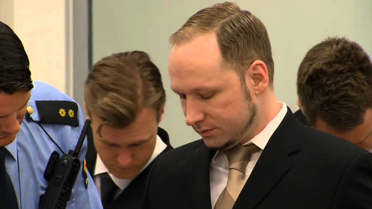 Anders Breivik trial begins - YouTube